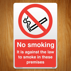 Smoking Signage | GQ Signs Ltd