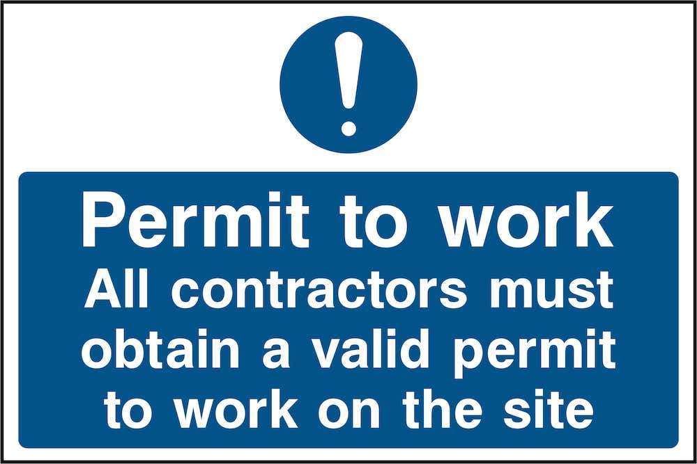 Mandatory Permit Required Signage | GQ Signs Ltd