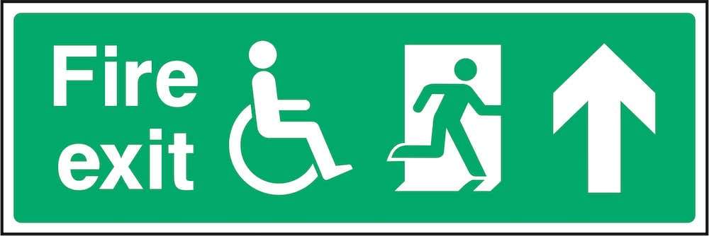 Disability Fire Exit Signage | GQ Signs Ltd
