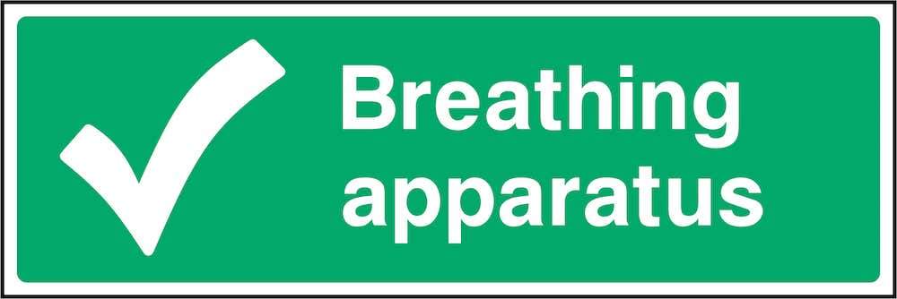 First Aid Sign: Breathing Apparatus | GQ Signs Ltd