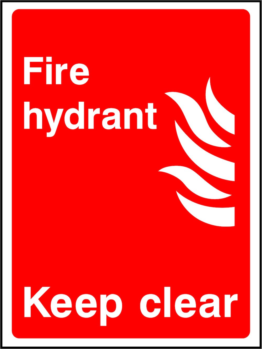Fire Hydrant Signage | GQ Signs Ltd