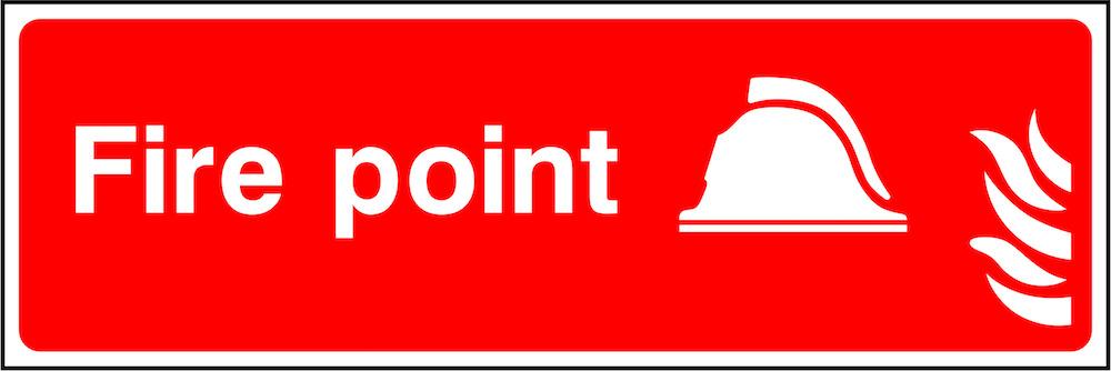 Fire Point Sign | GQ Signs Ltd