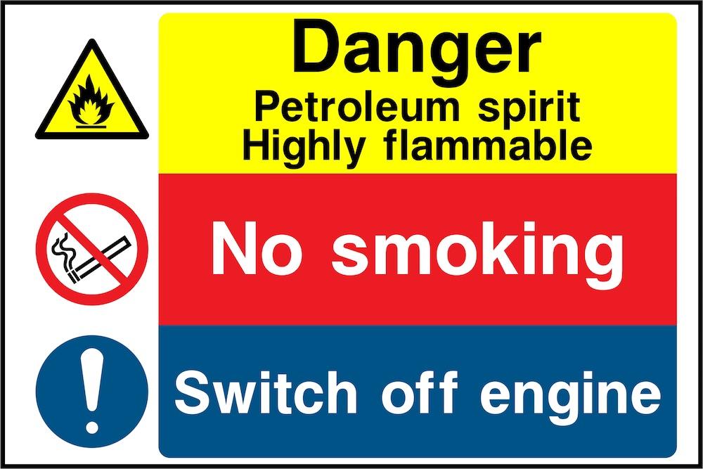 Flammable Substance Signage | GQ Signs Ltd