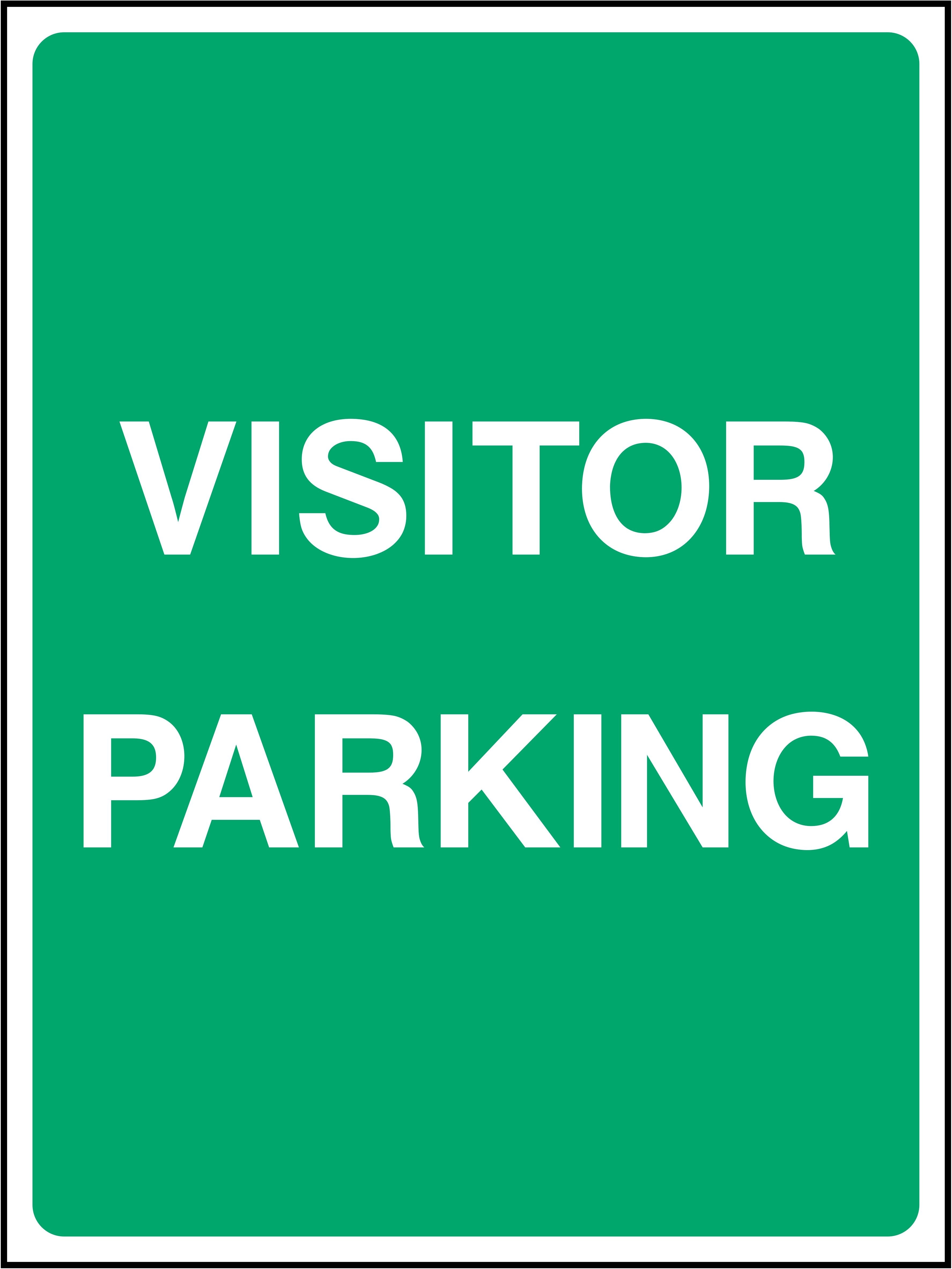 Visitor Parking Signage | GQ Signs Ltd