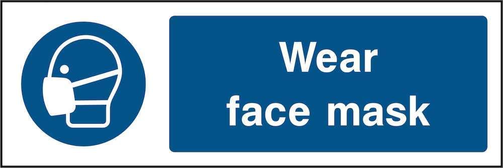 PPE Sign: Wear Face Mask | GQ Signs Ltd