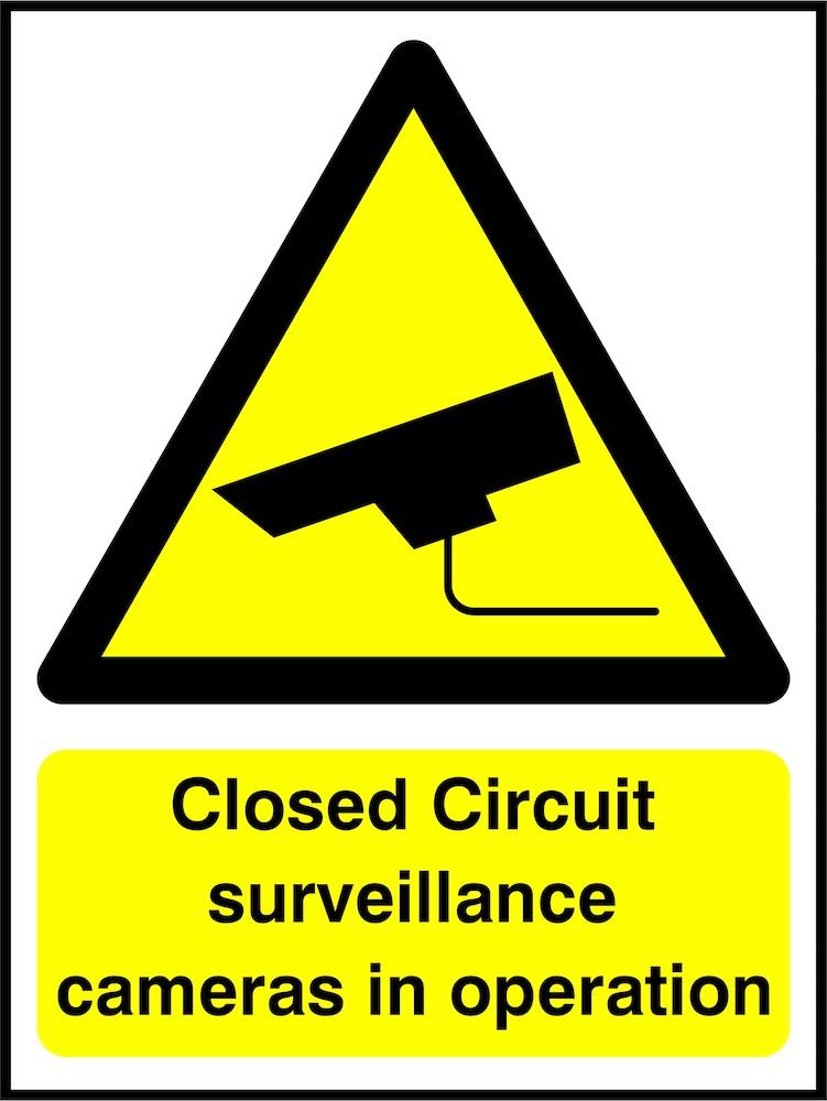 CCTV Sign: Closed Circuit Cameras In Operation | GQ Signs Ltd